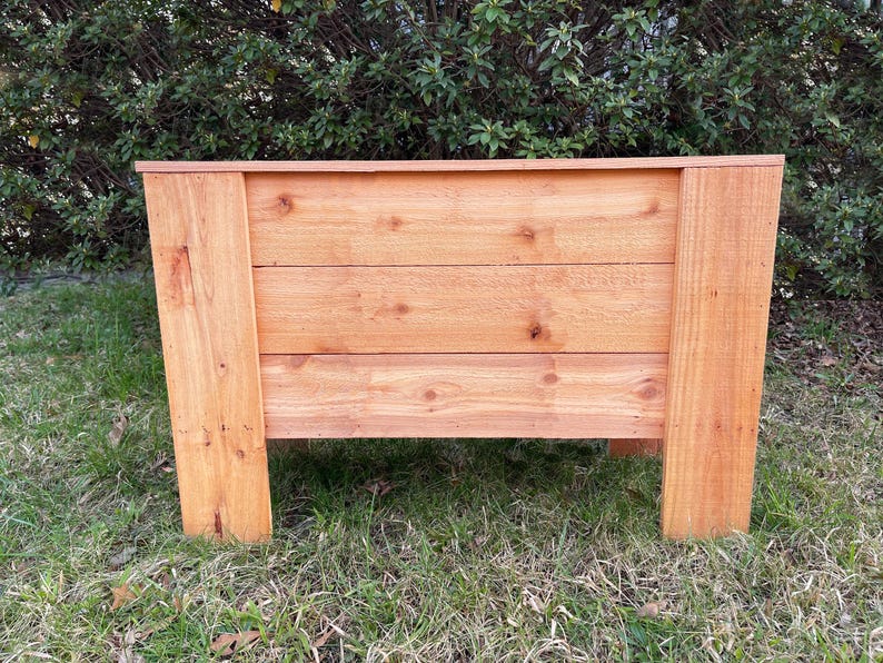 Raised Cedar Planter Box - Extra Deep (DIY Plans) - Etsy