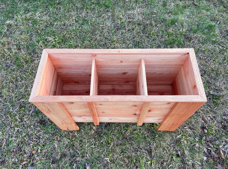 Raised Cedar Planter Box Extra Deep DIY Plans - Etsy