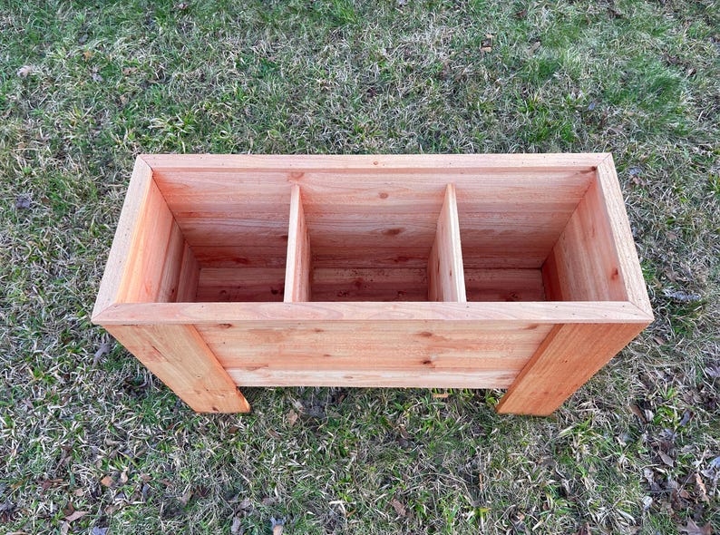 Raised Cedar Planter Box - Extra Deep (DIY Plans) - Etsy