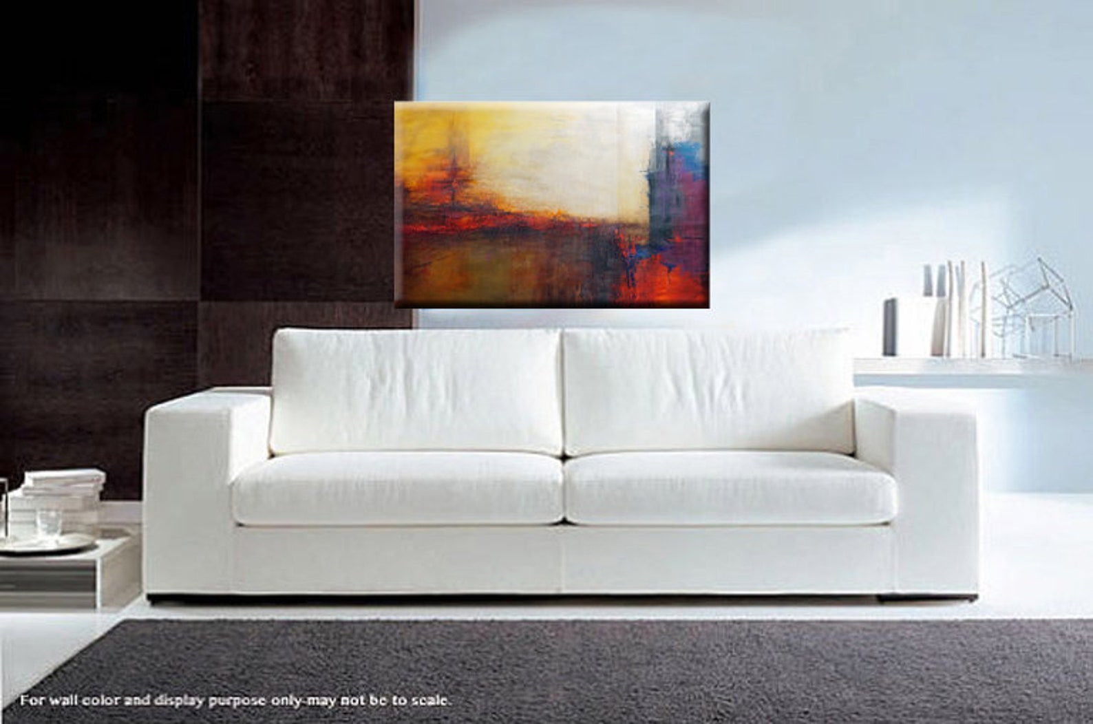 Hand Made, Unique Modern ART, Wall Art Contemporary Painting on Canvas ...