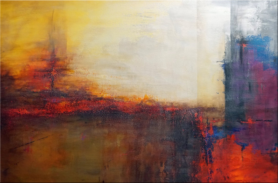 Hand Made Unique Modern ART Wall Art Contemporary Painting - Etsy