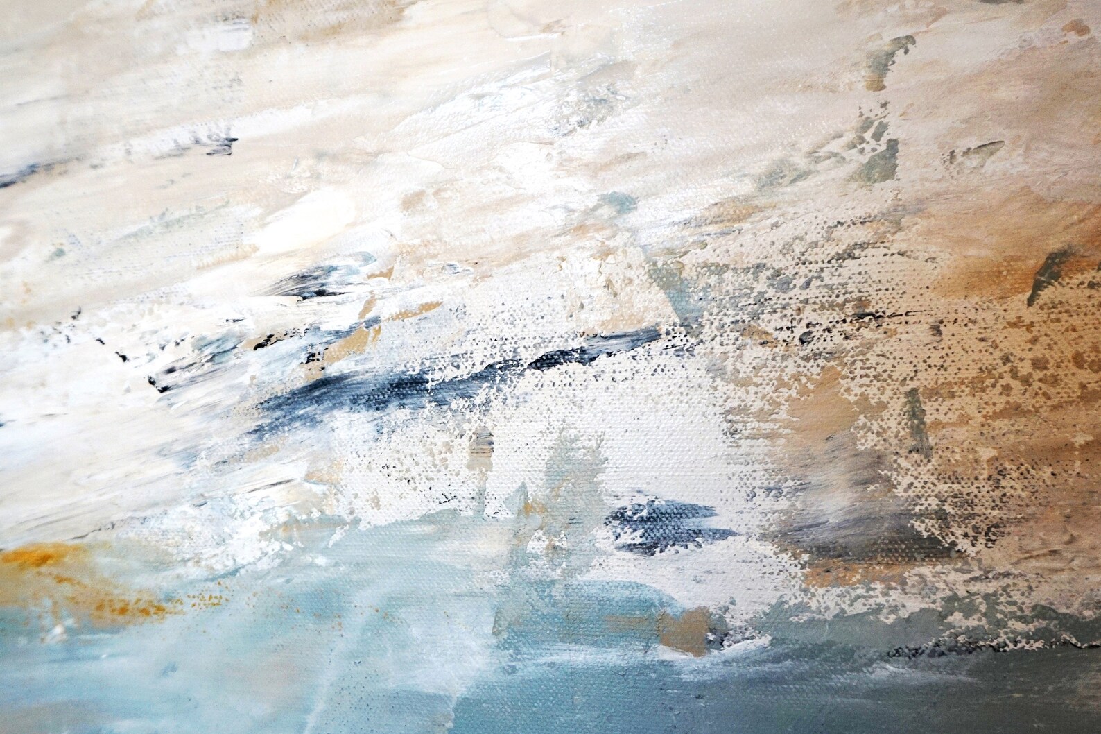 Hand Made, Modern Art, Painting on Canvas, Relaxing, Artwork ...