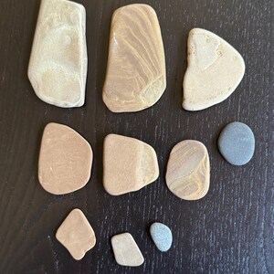 Stack of 10 Stones, Pebbles, River Rocks, Loose Parts, Flat Stones ...