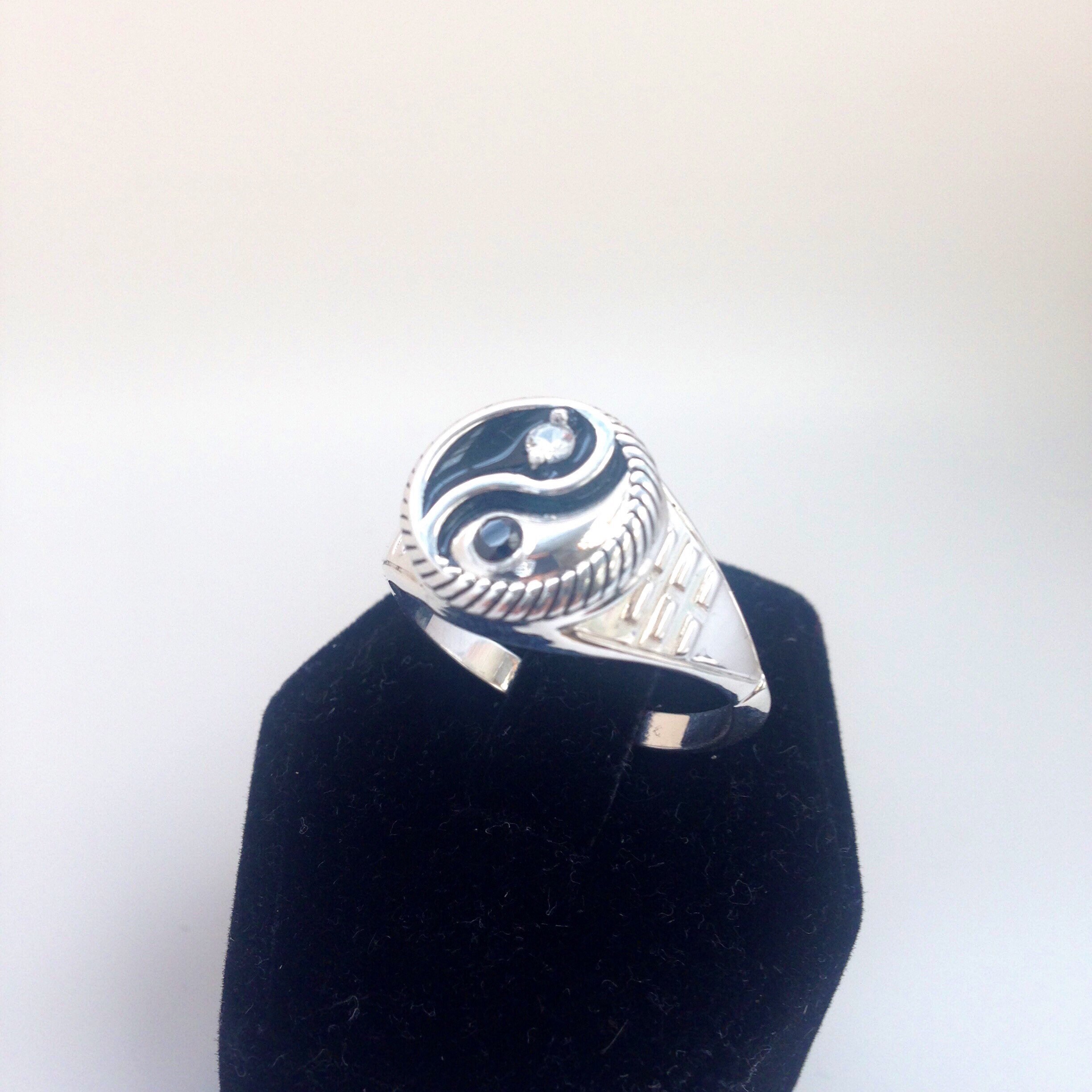 Yin Yang Ring | Etsy