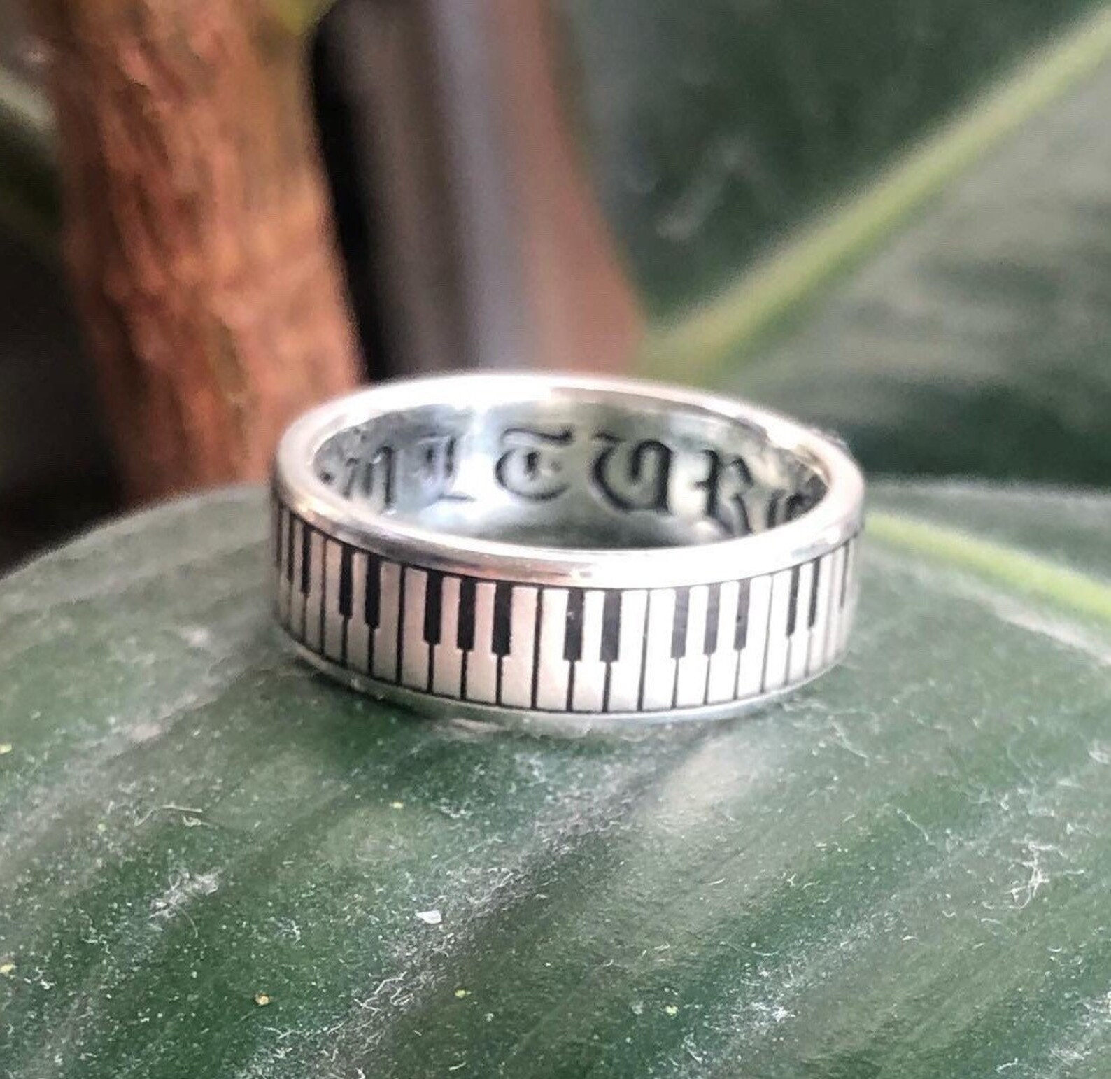 Piano Ring Silver Sterling 925 - Etsy