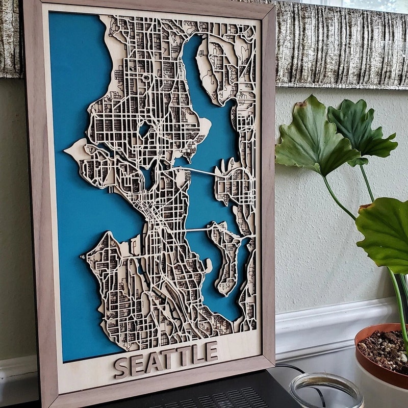 Cut Map - Etsy
