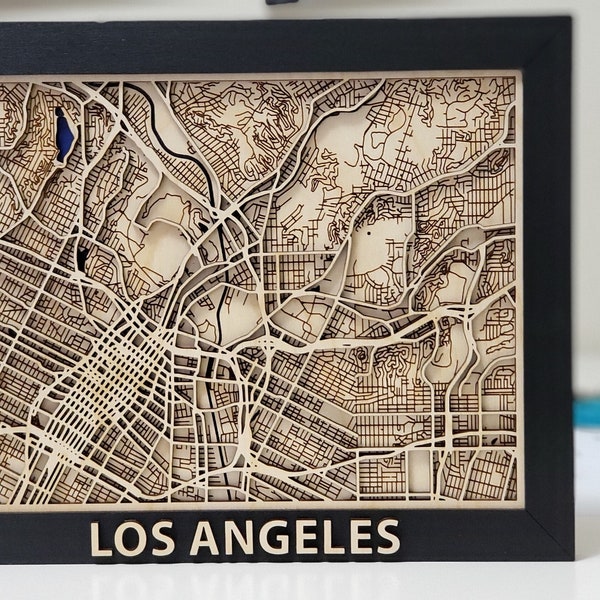 3d Map Los Angeles - Etsy