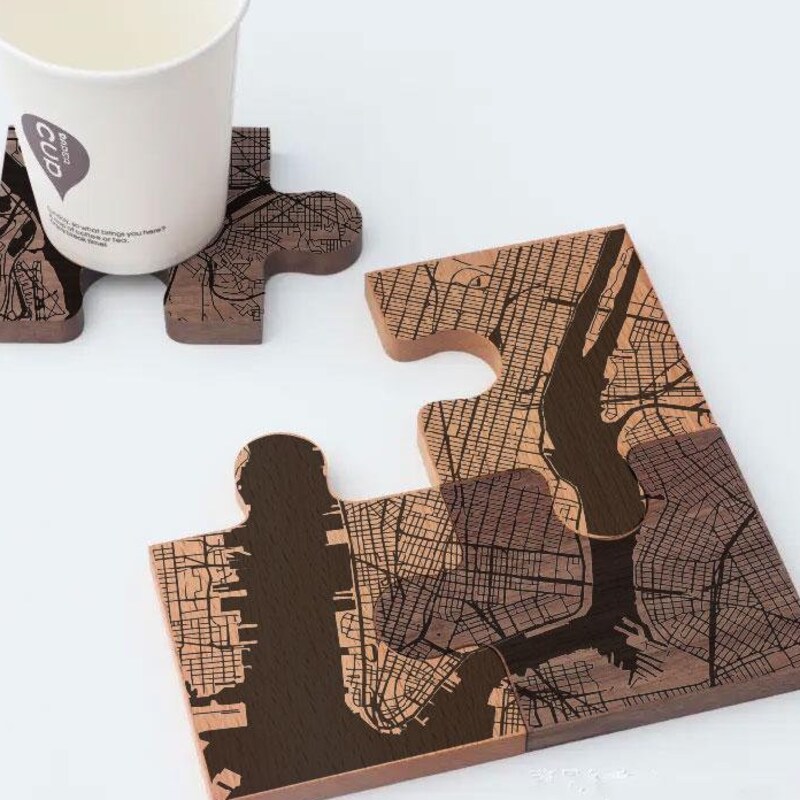 Puzzle Coasters - Etsy