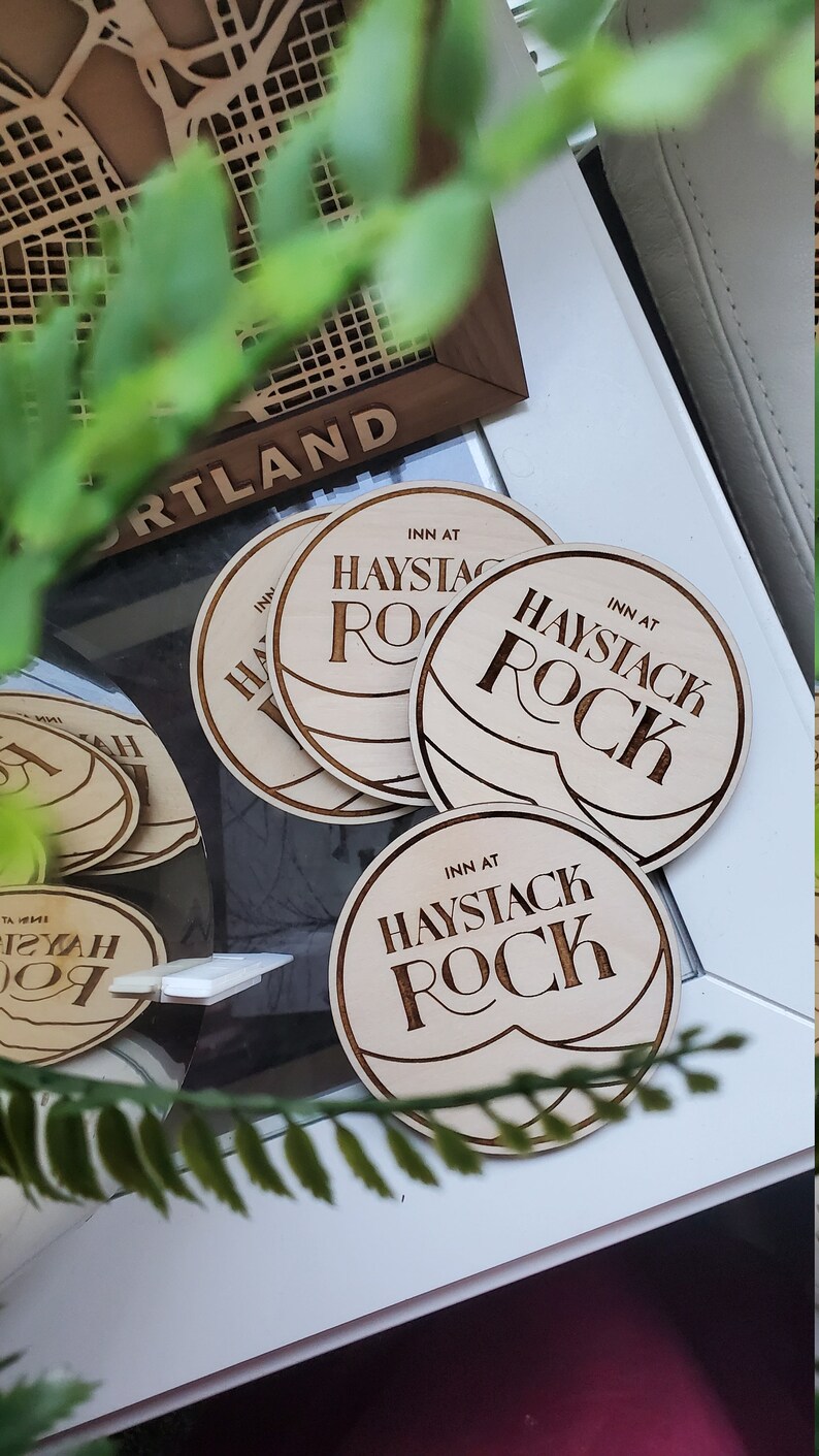 Custom Coasters With Any Logo or Your Design - Etsy