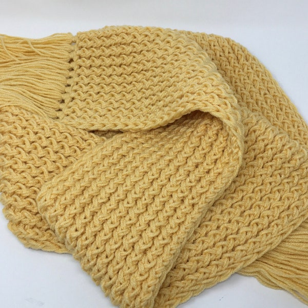 Yellow Scarf - Etsy