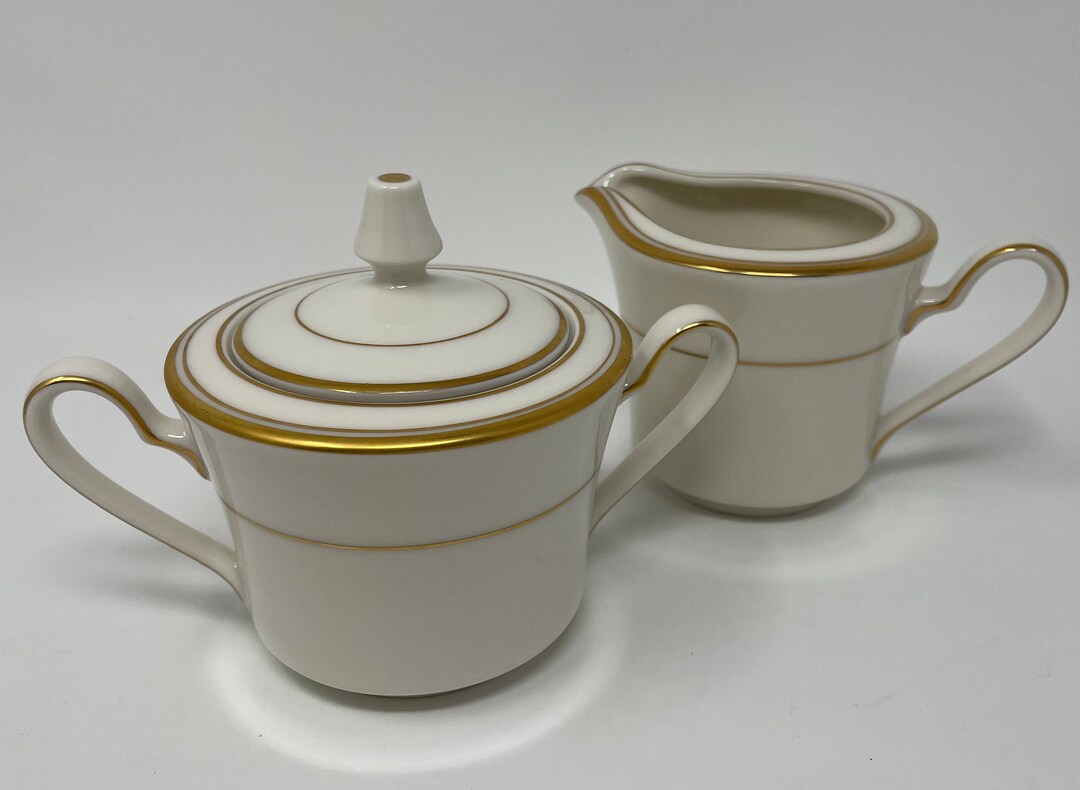 Noritake Sugar Bowl and Creamer, Noritake Linton China Sugar Bowl and ...