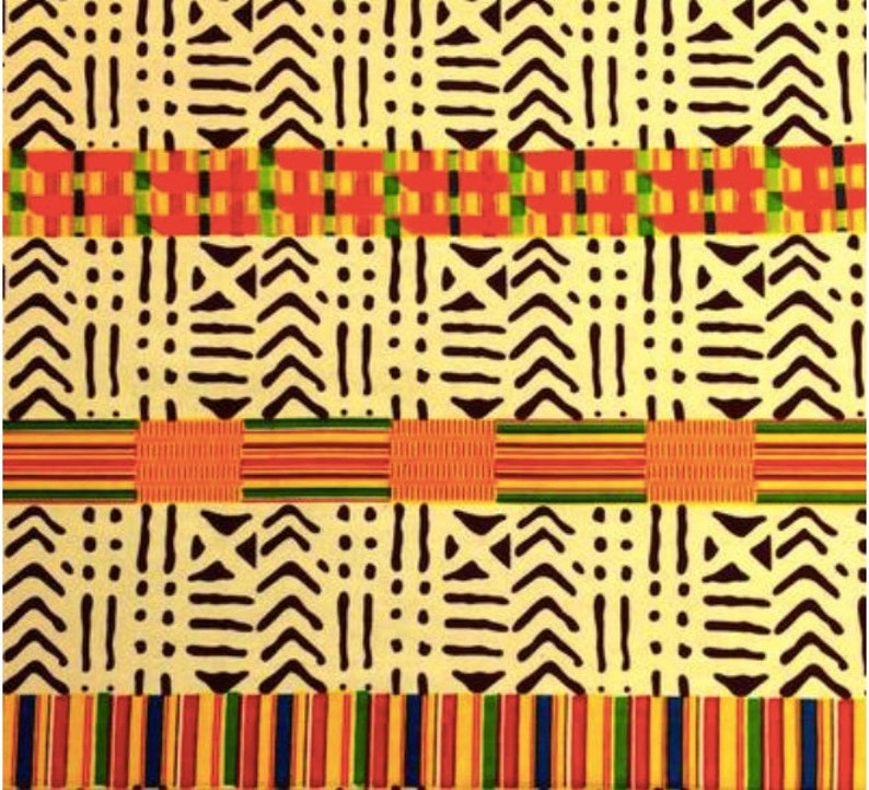 Kente Print African Print Fabric Ankara Fabric African Wax Etsy