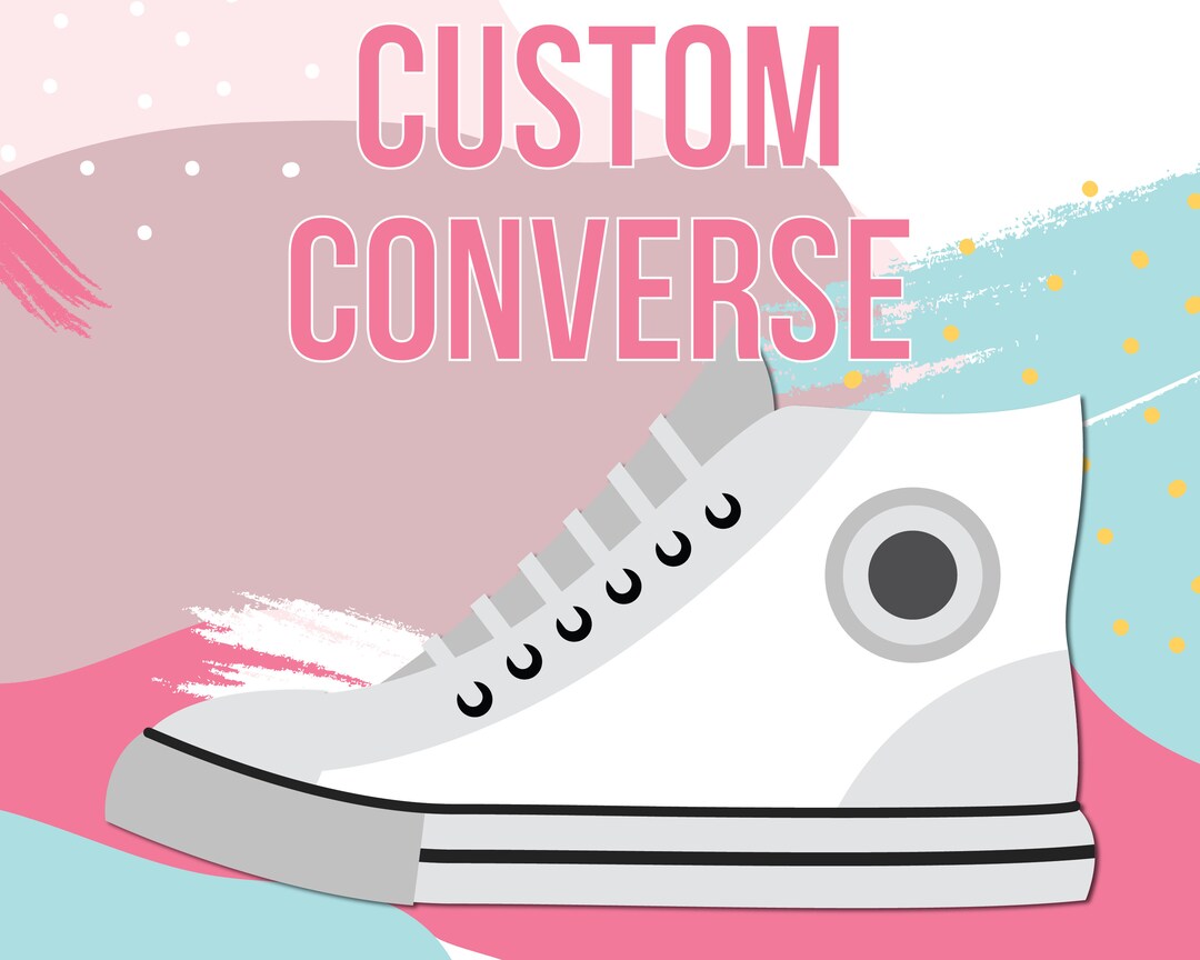 Custom Converse - Etsy