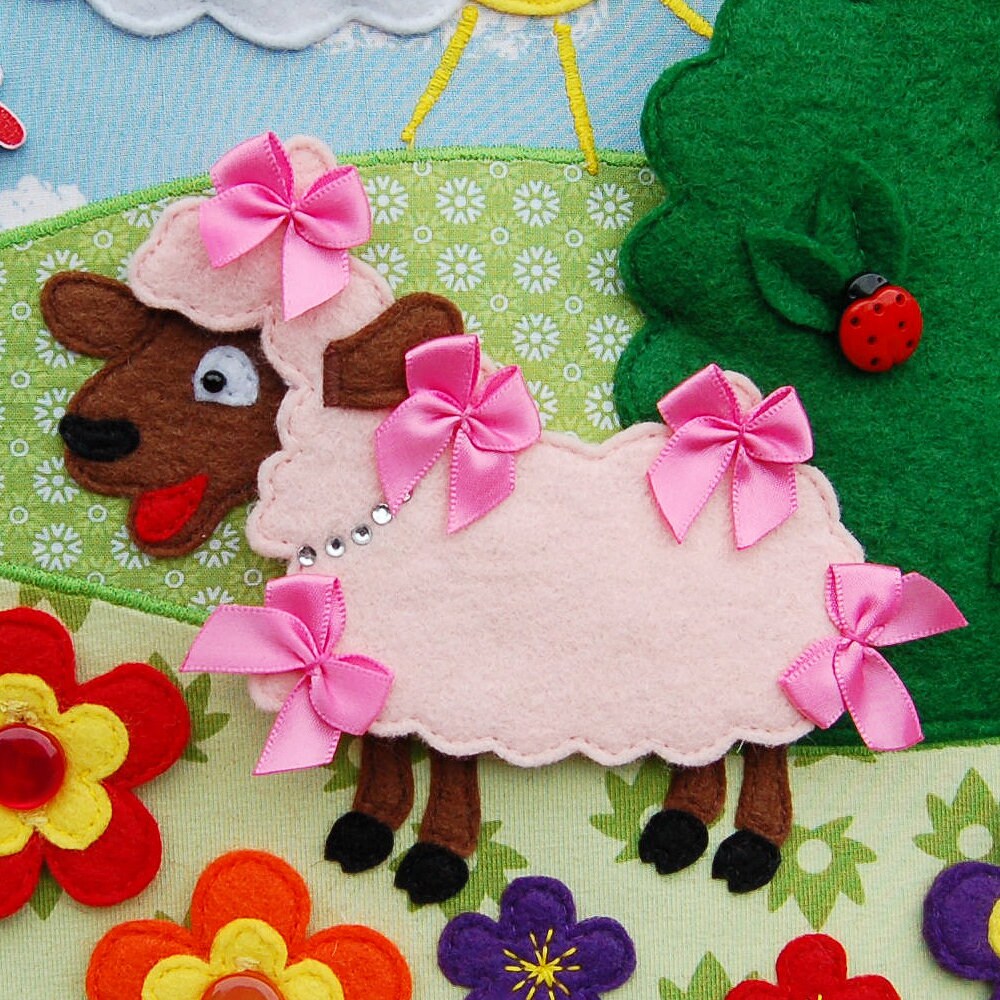 PDF Pattern Tutorial 2 Farm Quiet Book Pages Cow Pig And Etsy UK