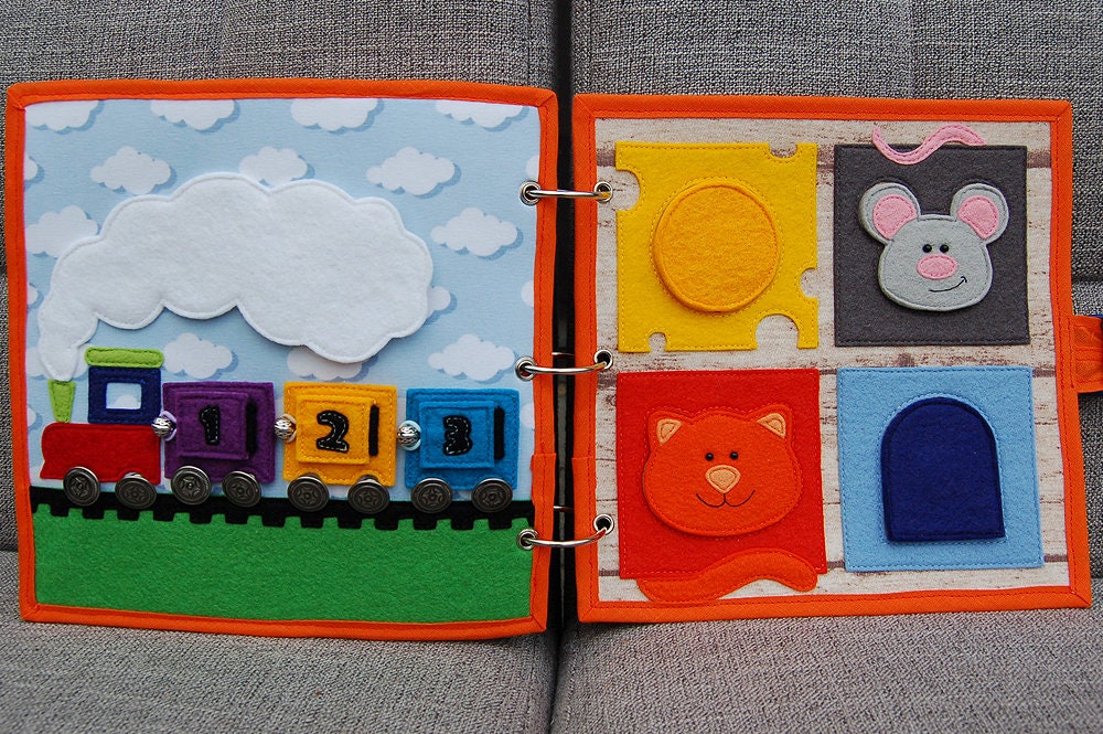 PDF Pattern & Tutorial Quiet Book Boy Personalized - Etsy Australia