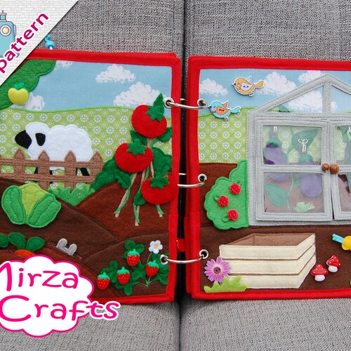 Quiet Book Printable PDF Pattern With Instructions instant - Etsy