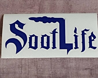 diesel life window sticker sootlife gifts for men Diesel smoke decal ...