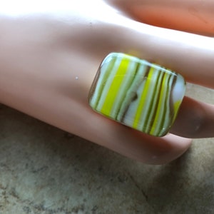 Fused Glass Rings - Fused Glass Jewelry - Glass Rings - Etsy