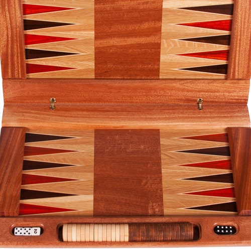 Solid Exotic Hardwood Backgammon Board - Etsy