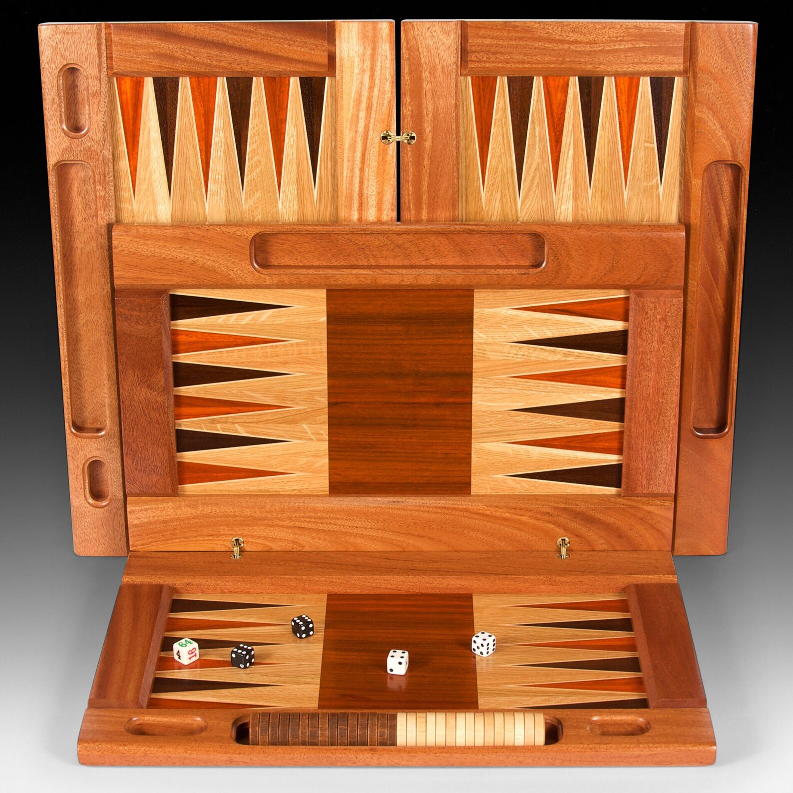 Solid Exotic Hardwood Backgammon Board - Etsy