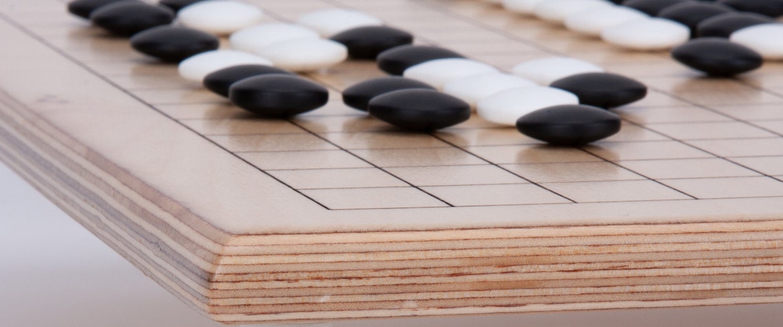 Solid Hardwood Go and Go-moku Board - Etsy