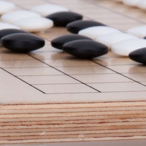 Solid Hardwood Go and Go-moku Board - Etsy