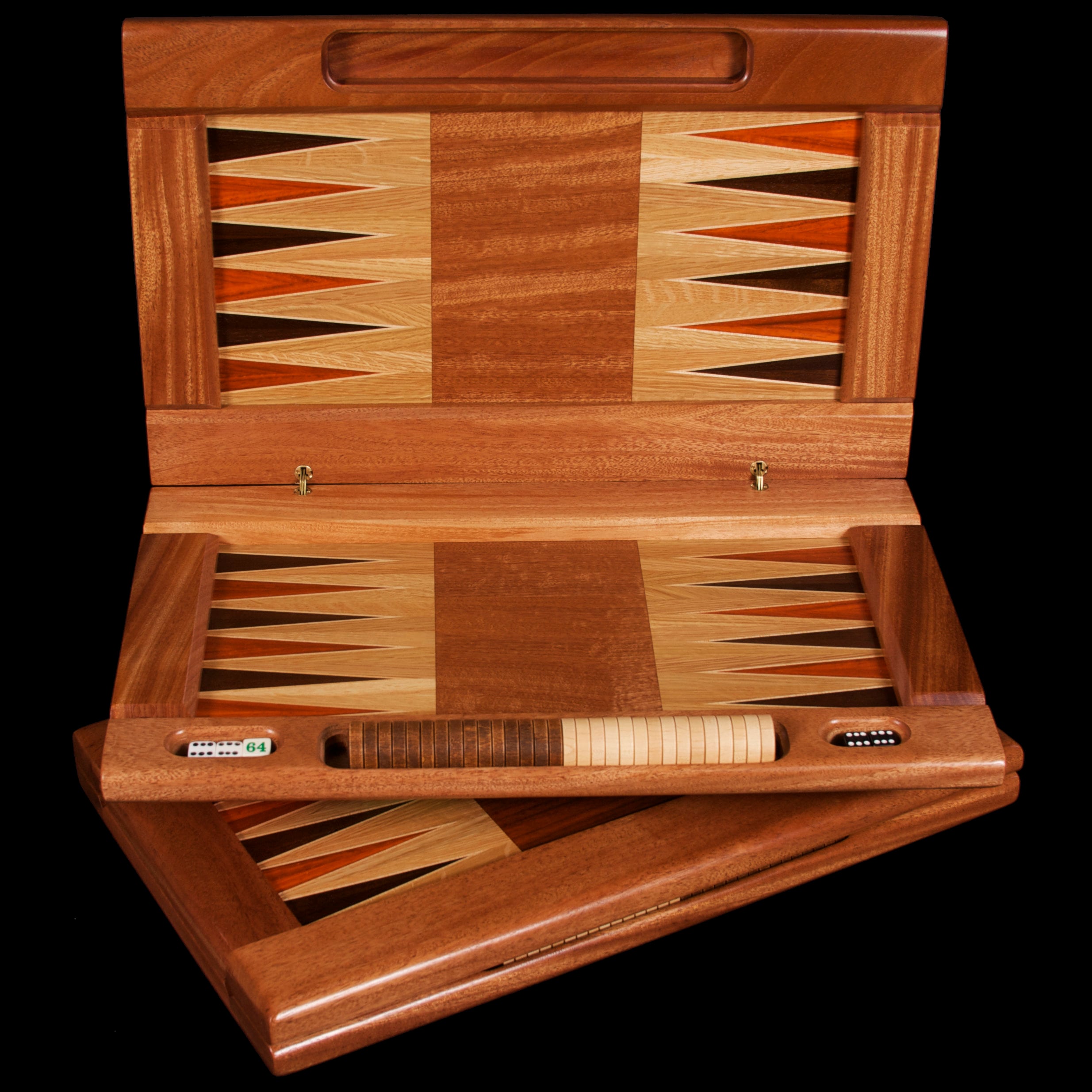 Solid Exotic Hardwood Backgammon Board - Etsy