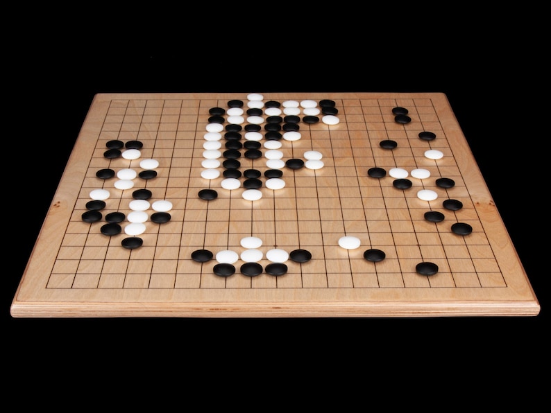 Solid Hardwood Go and Go-moku Board - Etsy