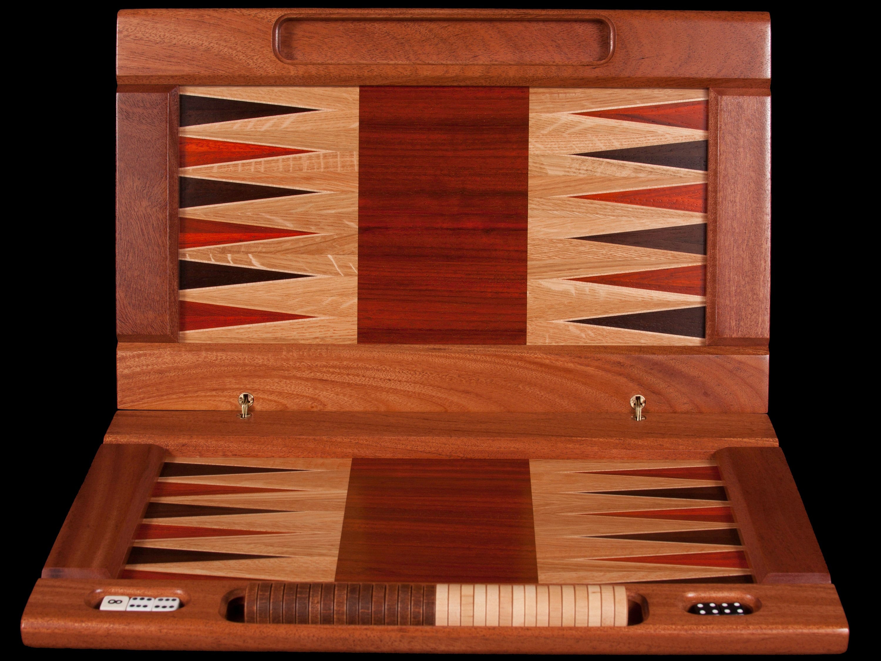 Solid Exotic Hardwood Backgammon Board - Etsy