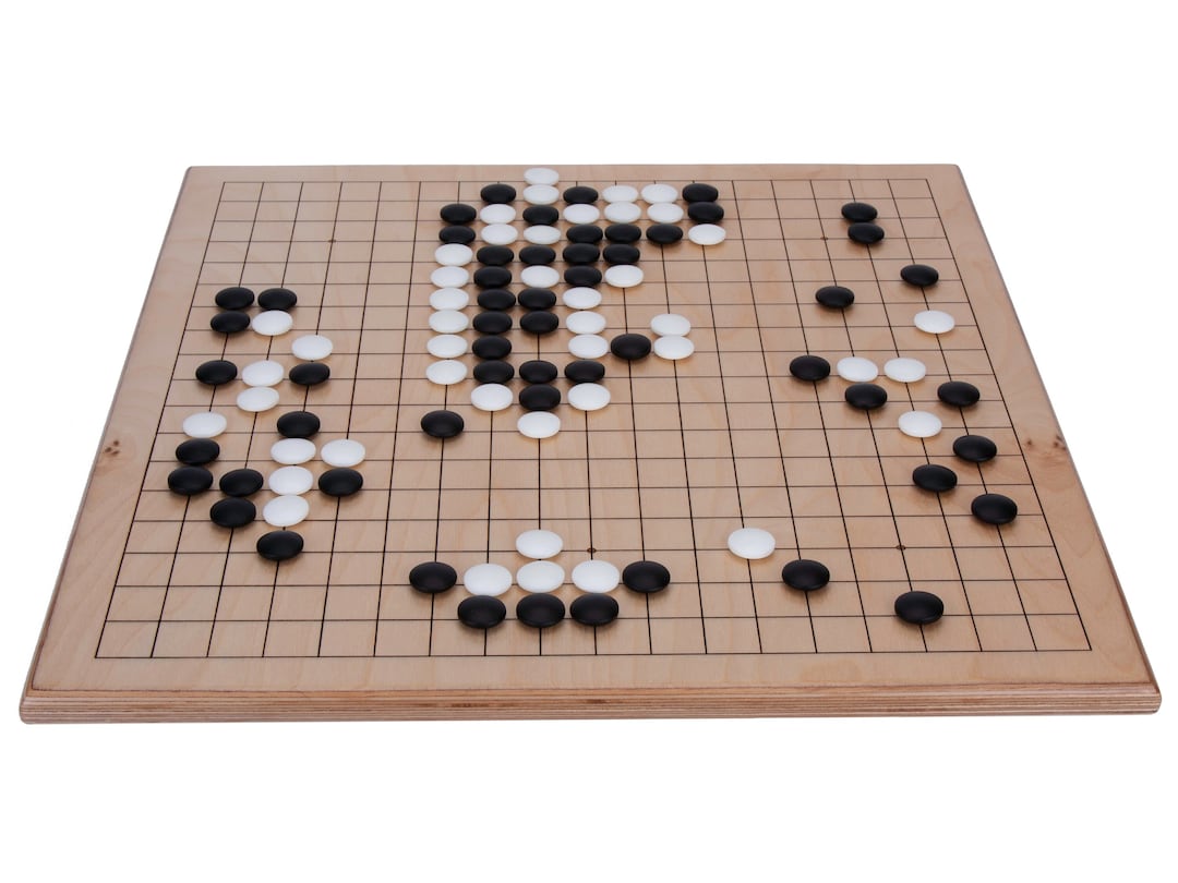 Solid Hardwood Go and Go-moku Board - Etsy