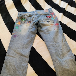 Butterfly Jeans - Etsy