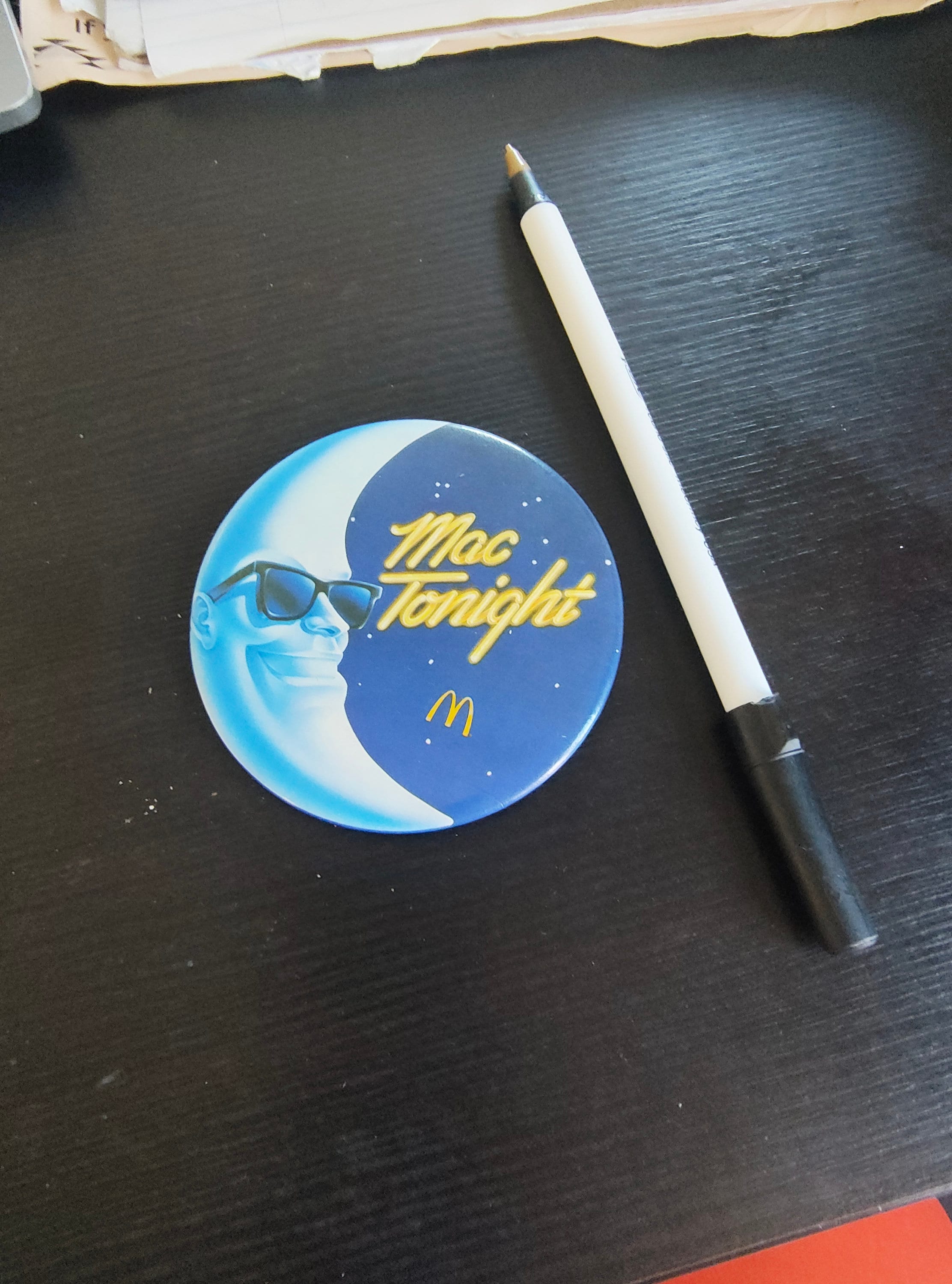 Mcdonald's Mac Tonight Button Vintage - Etsy