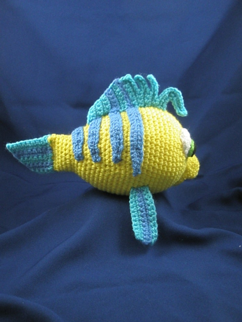 Flounder the Friendly Fish - Instant Download- Pattern Only - PDF - Etsy