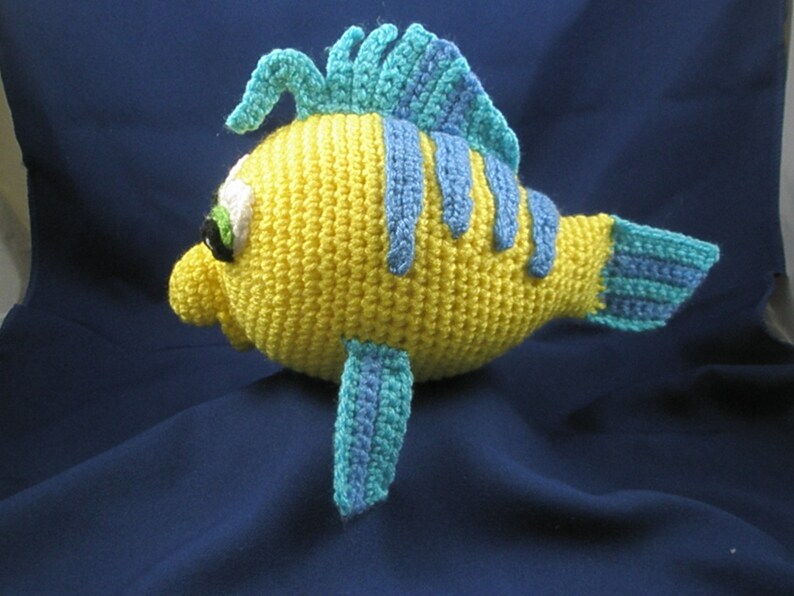 Flounder the Friendly Fish - Instant Download- Pattern Only - PDF - Etsy