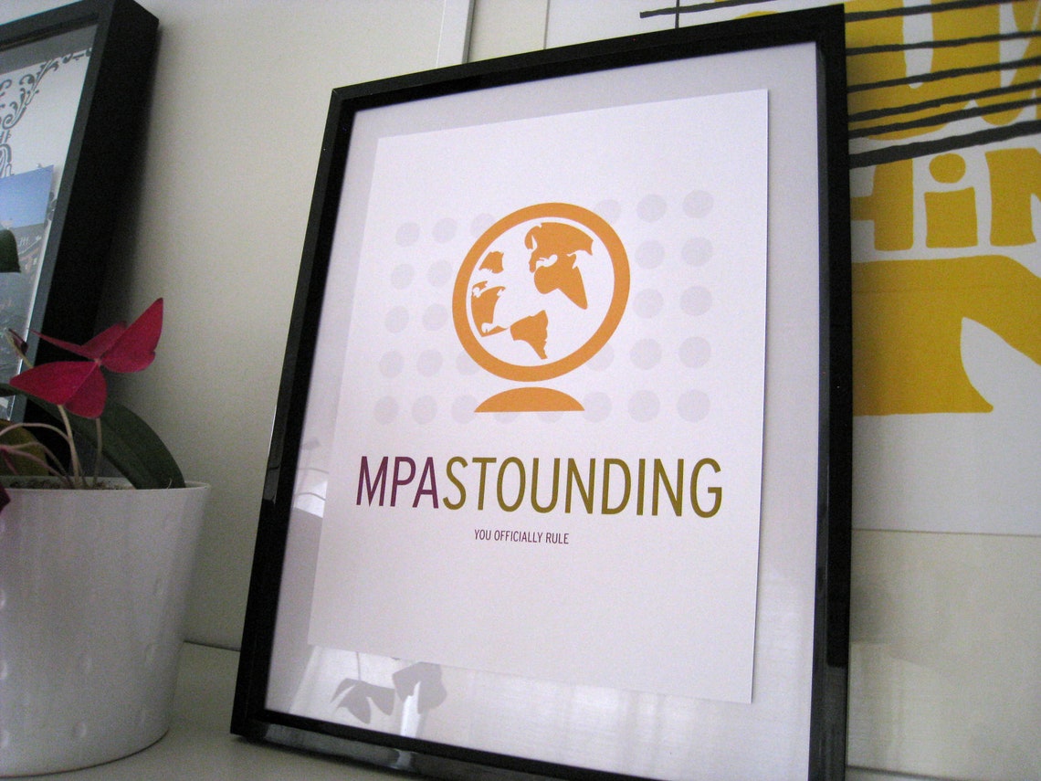 Master of Public Administration (MPA) Print - Etsy