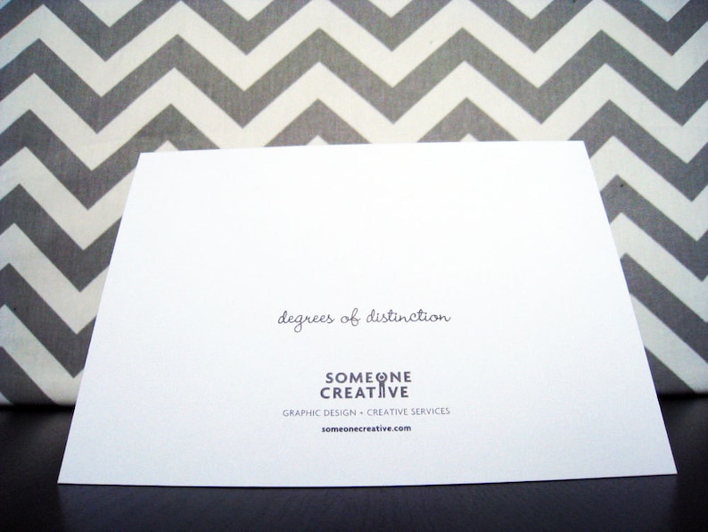 Masters of Education m.ed Card - Etsy