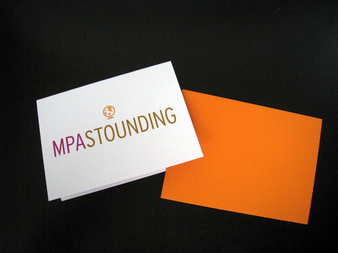 Master of Public Administration (MPA) Card - Etsy