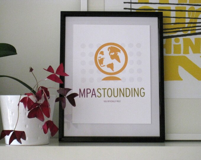 Master of Public Administration (MPA) Print - Etsy