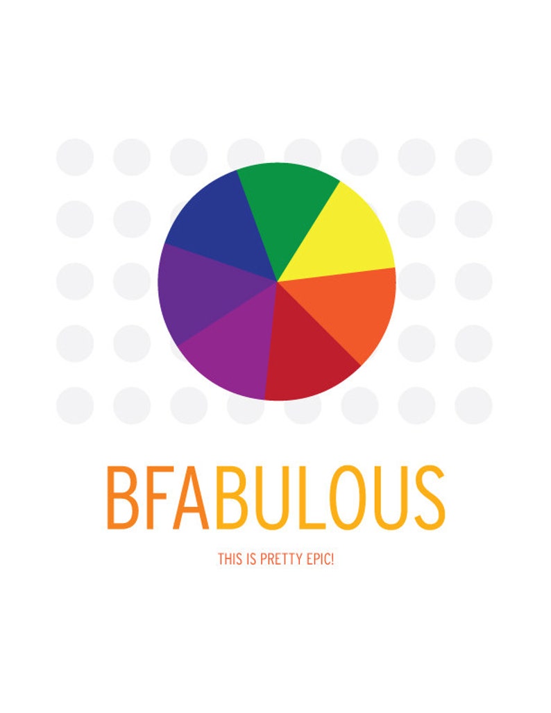 Bachelor of Fine Arts (BFA) Print - Etsy