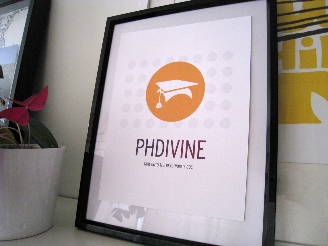 Doctor of Philosophy (phd) Print - Etsy