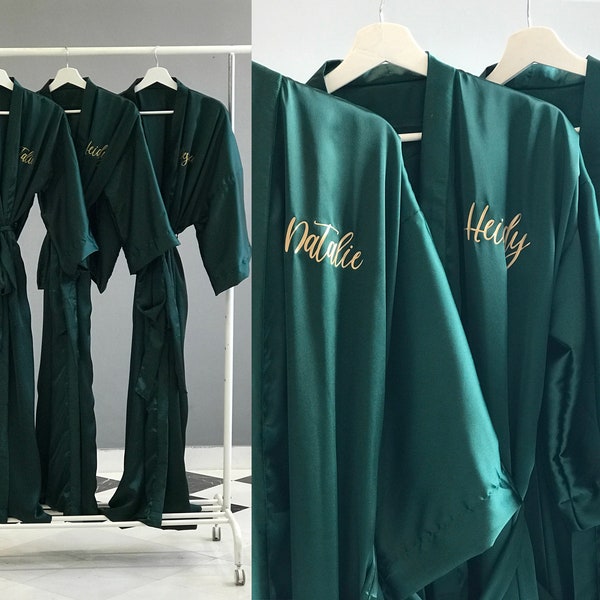 Emerald Green and Gold Robes - Etsy