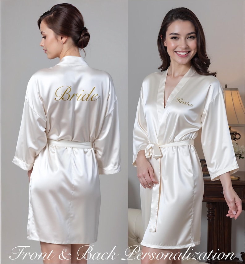 Butter Soft Bridal Robes, Bridesmaid Robes, Kimono Robe Personalized ...