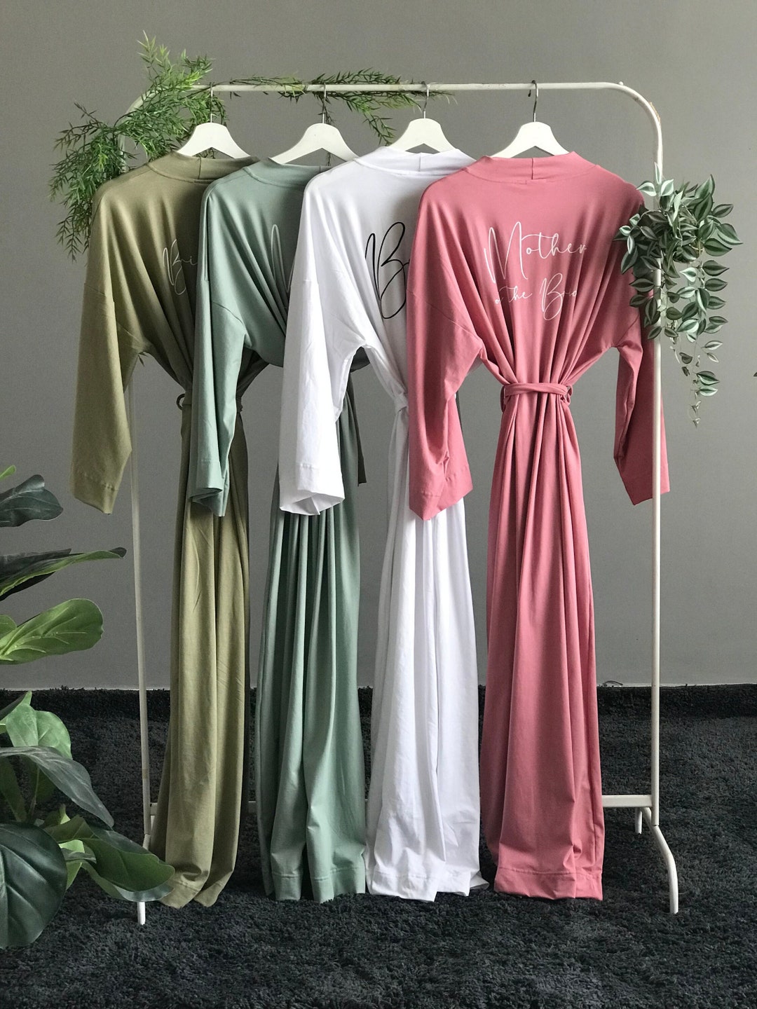 Really Long Ankle and Calf Length Robes for Bridesmaids and Mother of ...