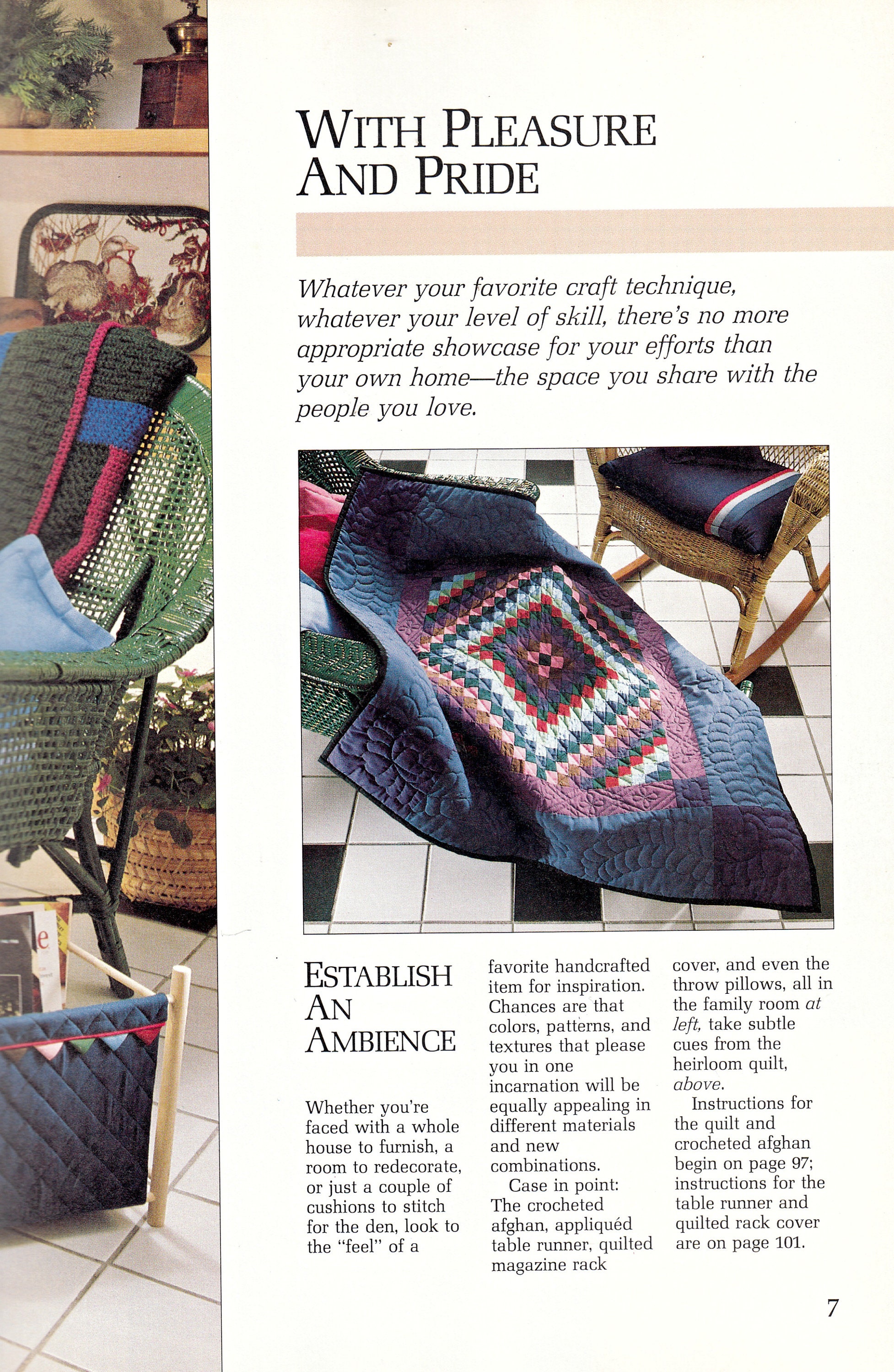 Vintage 80's Crafts to Decorate Your Home Book Better | Etsy