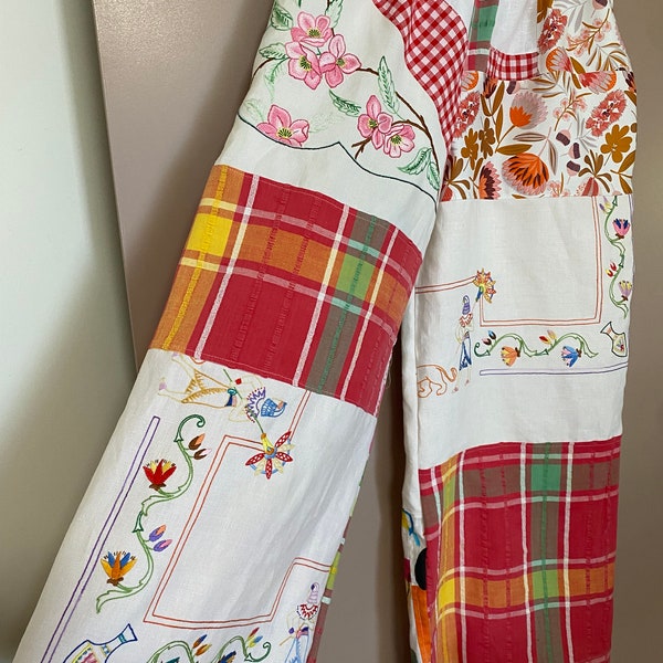Patchwork Pants - Etsy