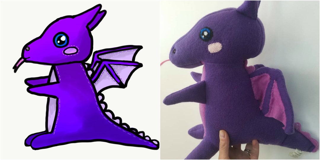 Create a Custom Stuffed Animal From Child's Artistic - Etsy