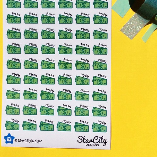 Pay Day Planner Stickers - Etsy