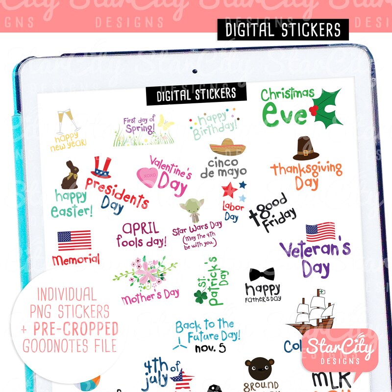 Holiday Sticker - Etsy