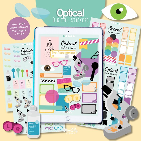 Eye Doctor Stickers - Etsy