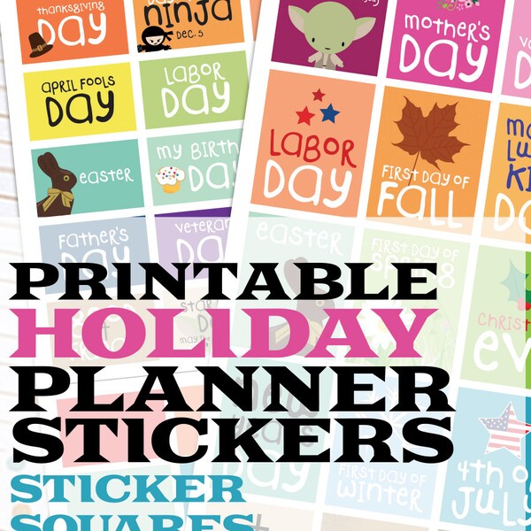 Printable Planner Stickers - Etsy